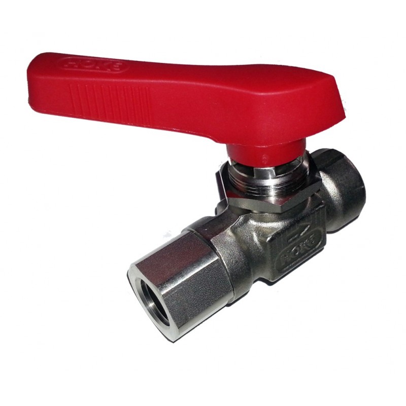 Vanne 1/4 de Tour INOX pour tube Ø 8 - BIGATA DIVING